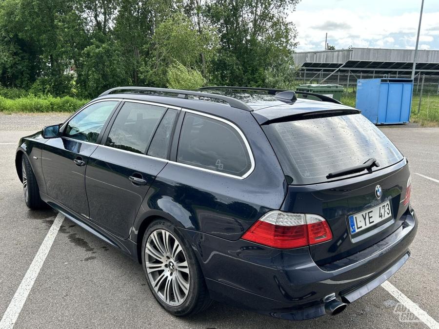 Blue BMW 520 2009 in Silute, with an engine capacity of 2.00 L and mileage of 381 thousand km for 2850 €, photo 4 on AUTOMOTO.COM.LV