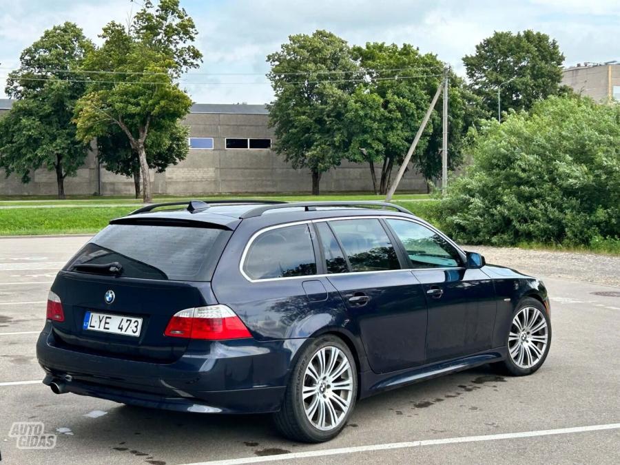Blue BMW 520 2009 in Silute, with an engine capacity of 2.00 L and mileage of 381 thousand km for 2850 €, photo 5 on AUTOMOTO.COM.LV