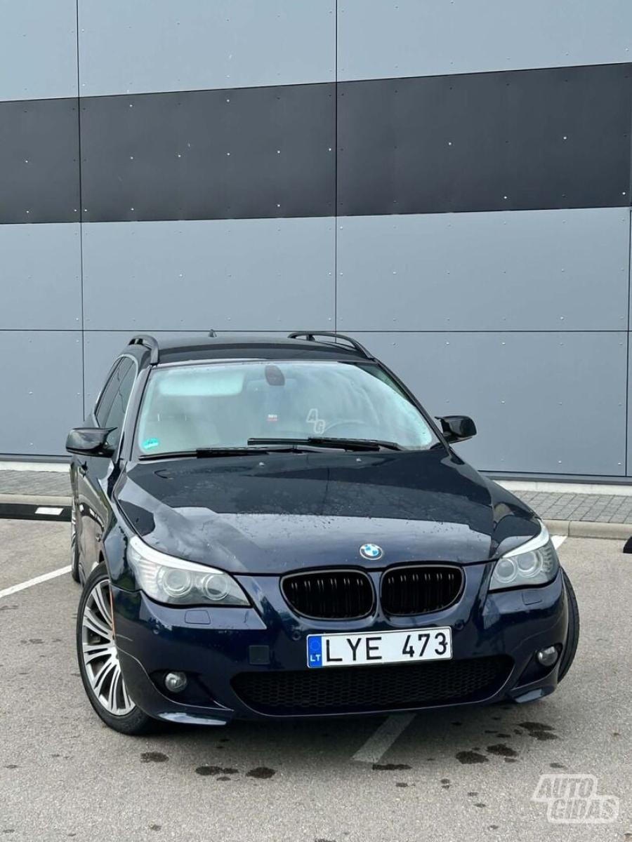 Blue BMW 520 2009 in Silute, with an engine capacity of 2.00 L and mileage of 381 thousand km for 2850 €, photo 6 on AUTOMOTO.COM.LV