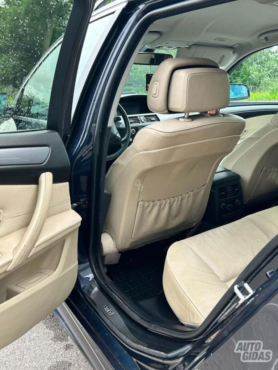 Blue BMW 520 2009 in Silute, with an engine capacity of 2.00 L and mileage of 381 thousand km for 2850 €, photo 8 on AUTOMOTO.COM.LV