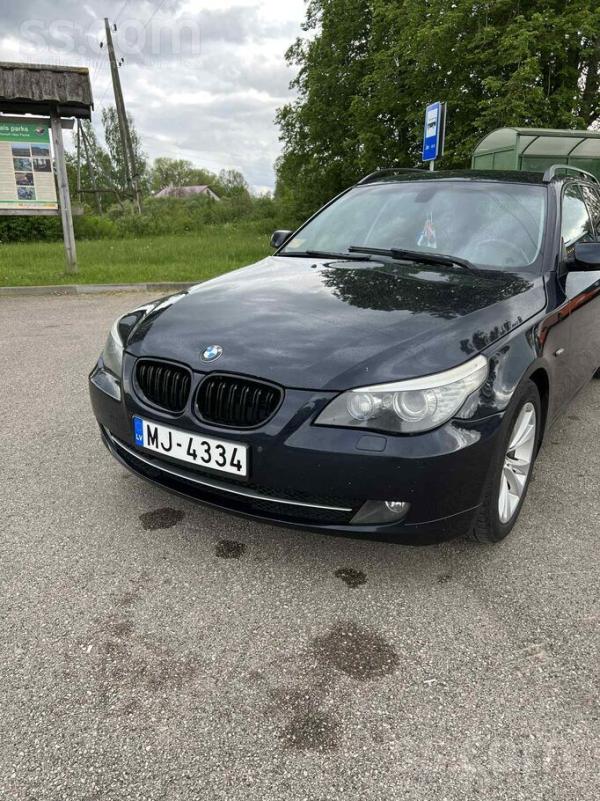 Blue BMW 520 2009 in Rezekne, with an engine capacity of 2.00 L and mileage of 312 thousand km for 4900 €, photo 4 on AUTOMOTO.COM.LV