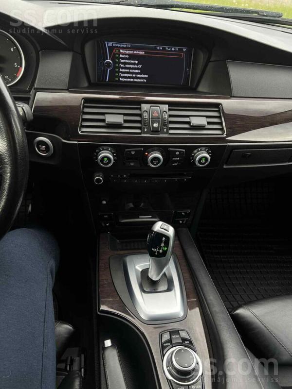 Blue BMW 520 2009 in Rezekne, with an engine capacity of 2.00 L and mileage of 312 thousand km for 4900 €, photo 5 on AUTOMOTO.COM.LV