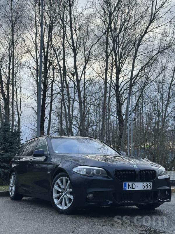 Blue BMW 520 2010 in Riga, with an engine capacity of 2.00 L and mileage of 375 thousand km for 8200 €, photo 1 on AUTOMOTO.COM.LV