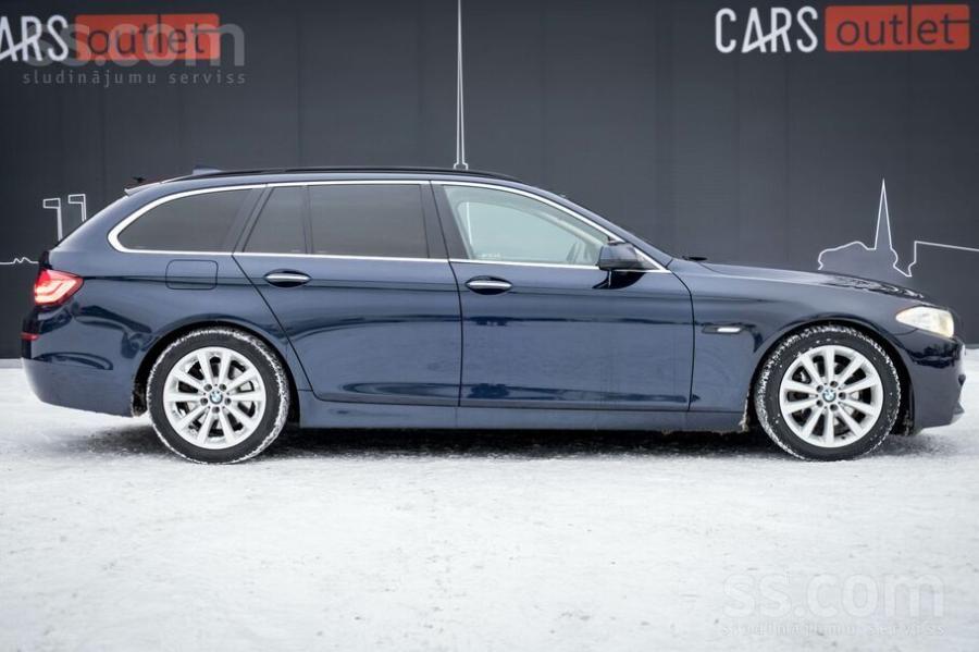 Blue BMW 520 2010 in Riga, with an engine capacity of 2.00 L and mileage of 374 thousand km for 9990 €, photo 4 on AUTOMOTO.COM.LV