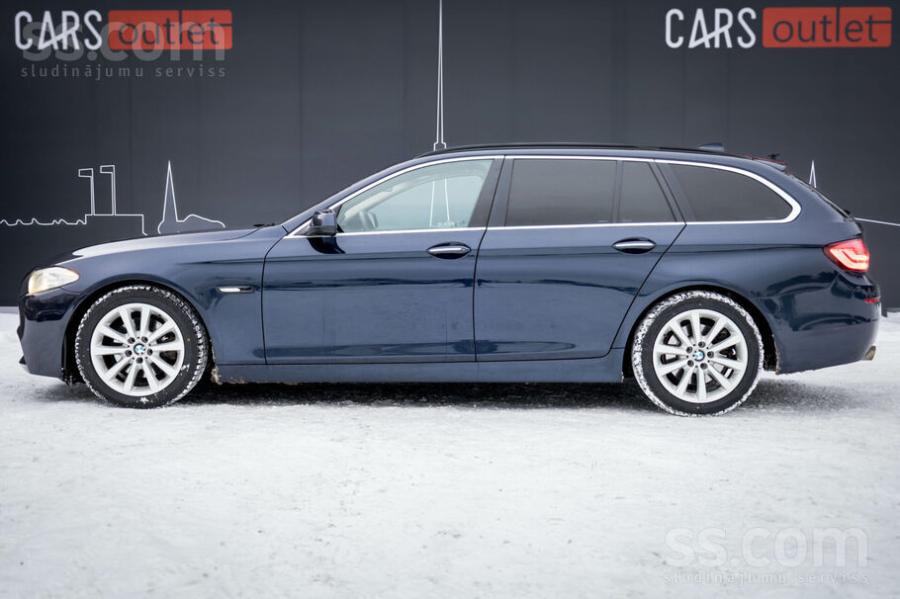 Blue BMW 520 2010 in Riga, with an engine capacity of 2.00 L and mileage of 374 thousand km for 9990 €, photo 5 on AUTOMOTO.COM.LV