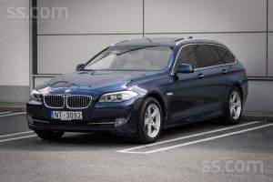 Синий БМВ 520 2010 в Рига, объемом двигателя 2.00 л и пробегом 348 тыс. км за 5995 €, фото  на AUTOMOTO.COM.LV
