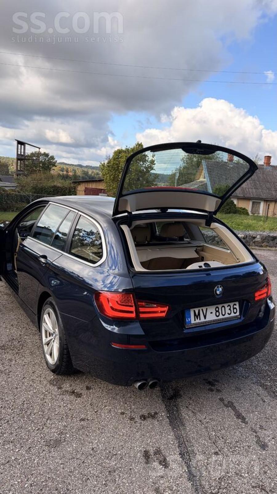 Синий БМВ 520 2010 в Краслава, объемом двигателя 2.00 л и пробегом 222 тыс. км за 6200 €, фото 14 на AUTOMOTO.COM.LV