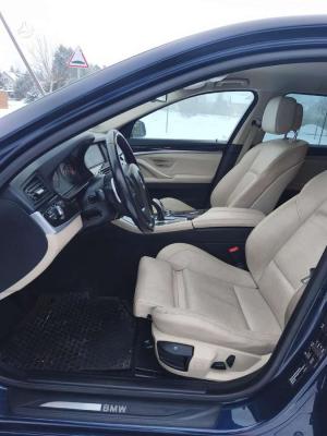 Blue BMW 520 2011 in Kaunas, with an engine capacity of 2.00 L and mileage of 299 thousand km for 7200 €, photo 21 on AUTOMOTO.COM.LV