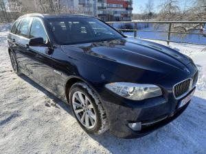 Blue BMW 520 2011 in Vilnius, with an engine capacity of 2.00 L and mileage of 338 thousand km for 6950 €, photo  on AUTOMOTO.COM.LV