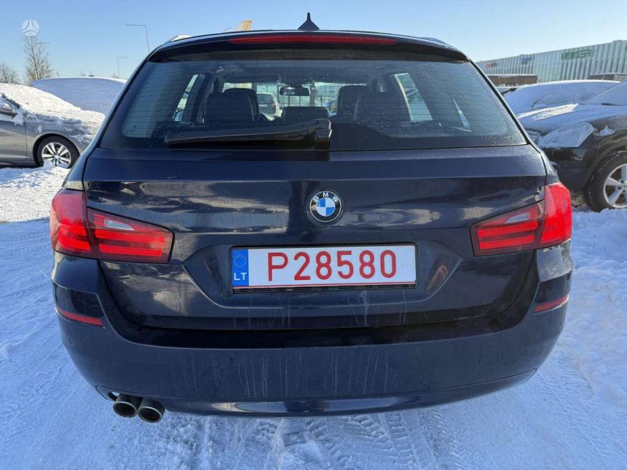 Blue BMW 520 2011 in Vilnius, with an engine capacity of 2.00 L and mileage of 338 thousand km for 6799 €, photo 5 on AUTOMOTO.COM.LV