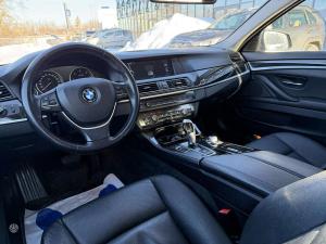 Blue BMW 520 2011 in Vilnius, with an engine capacity of 2.00 L and mileage of 338 thousand km for 6799 €, photo 9 on AUTOMOTO.COM.LV