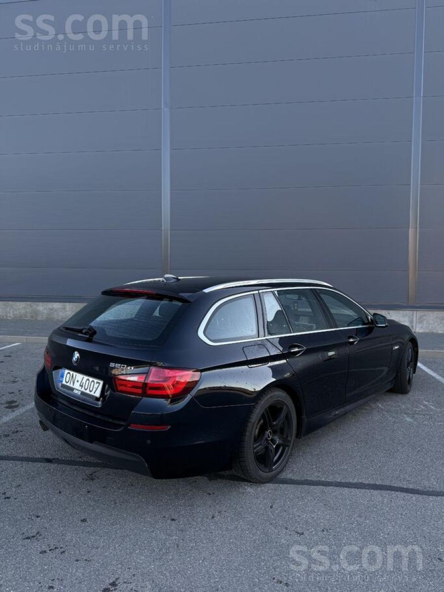 Blue BMW 520 2011 in Riga, with an engine capacity of 2.00 L and mileage of 222 thousand km for 9100 €, photo 6 on AUTOMOTO.COM.LV