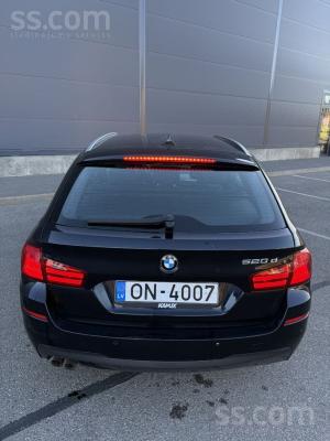 Blue BMW 520 2011 in Riga, with an engine capacity of 2.00 L and mileage of 222 thousand km for 9100 €, photo 23 on AUTOMOTO.COM.LV