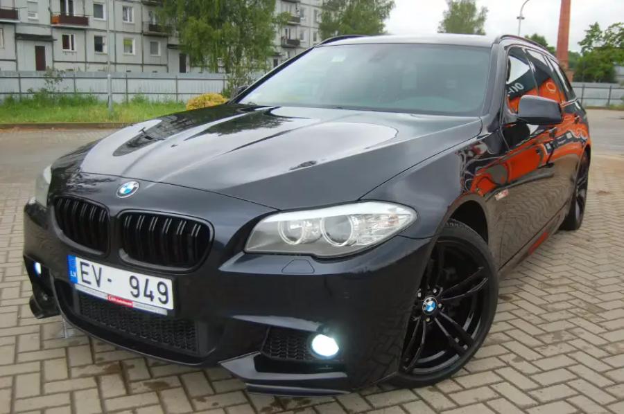 Blue BMW 520 2011 in Jekabpils, with an engine capacity of 2.00 L and mileage of 269 thousand km for 10500 €, photo 1 on AUTOMOTO.COM.LV