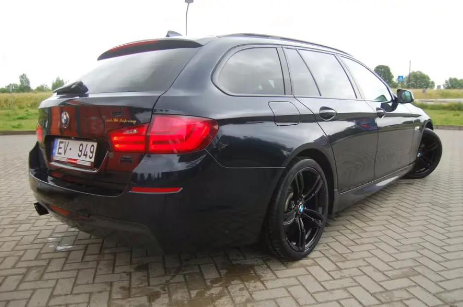 Blue BMW 520 2011 in Jekabpils, with an engine capacity of 2.00 L and mileage of 269 thousand km for 10500 €, photo 3 on AUTOMOTO.COM.LV
