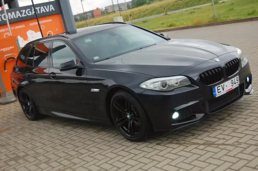 Blue BMW 520 2011 in Jekabpils, with an engine capacity of 2.00 L and mileage of 269 thousand km for 10500 €, photo 6 on AUTOMOTO.COM.LV