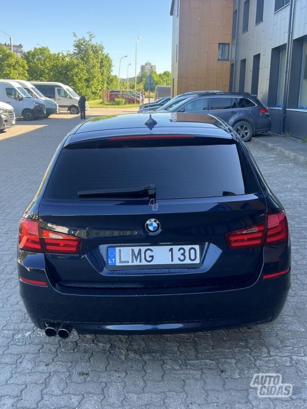 Blue BMW 520 2011 in Vilnius, with an engine capacity of 2.00 L and mileage of 403 thousand km for 6000 €, photo 7 on AUTOMOTO.COM.LV
