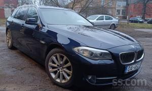 Blue BMW 520 2012 in Riga, with an engine capacity of 2.00 L and mileage of 0 thousand km for 4950 €, photo 2 on AUTOMOTO.COM.LV