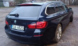 Blue BMW 520 2012 in Riga, with an engine capacity of 2.00 L and mileage of 0 thousand km for 4950 €, photo 3 on AUTOMOTO.COM.LV