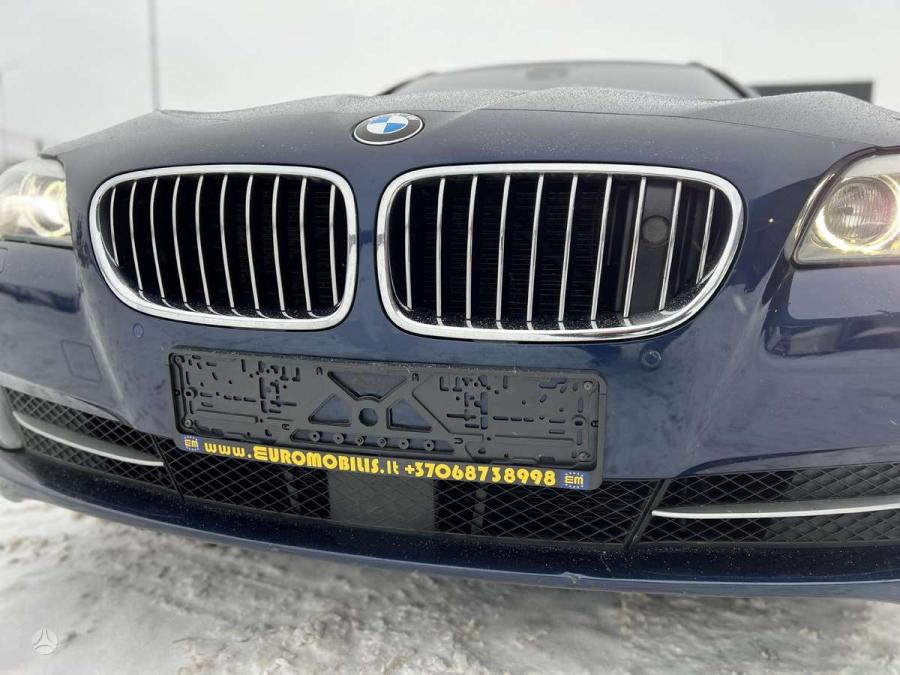 Blue BMW 520 2012 in Siauliai, with an engine capacity of 2.00 L and mileage of 271 thousand km for 9999 €, photo 15 on AUTOMOTO.COM.LV