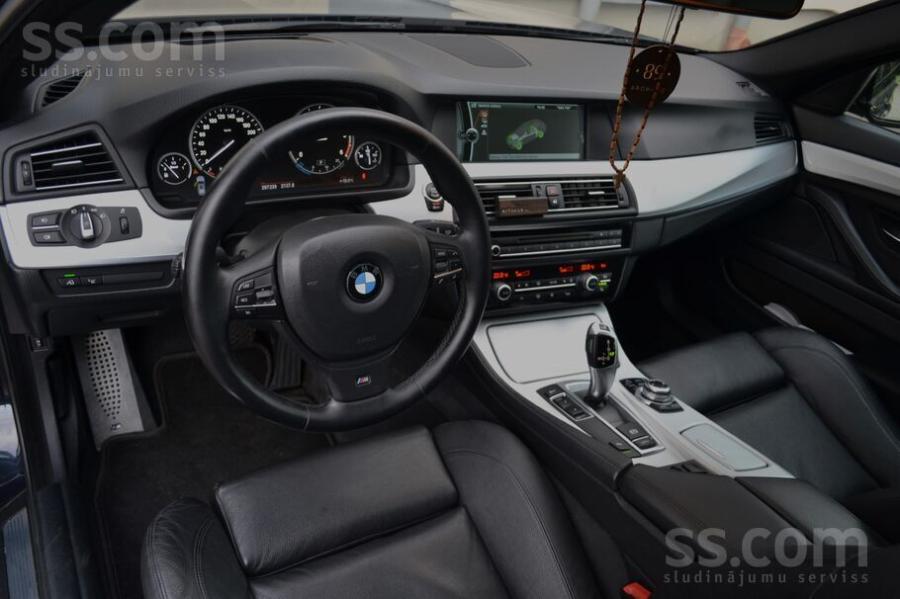 Blue BMW 520 2012 in Jelgava, with an engine capacity of 2.00 L and mileage of 0 thousand km for 11290 €, photo 8 on AUTOMOTO.COM.LV