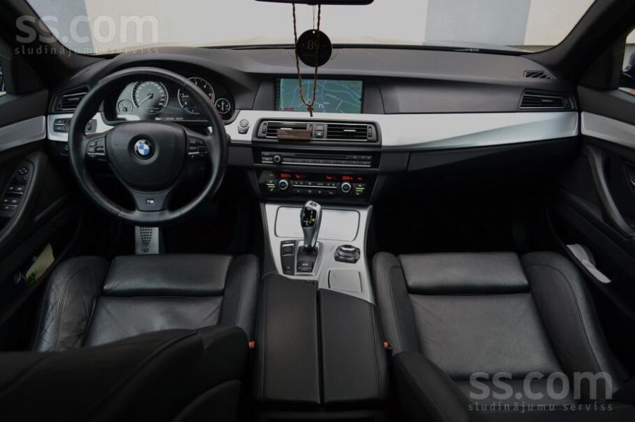 Blue BMW 520 2012 in Jelgava, with an engine capacity of 2.00 L and mileage of 0 thousand km for 11290 €, photo 10 on AUTOMOTO.COM.LV