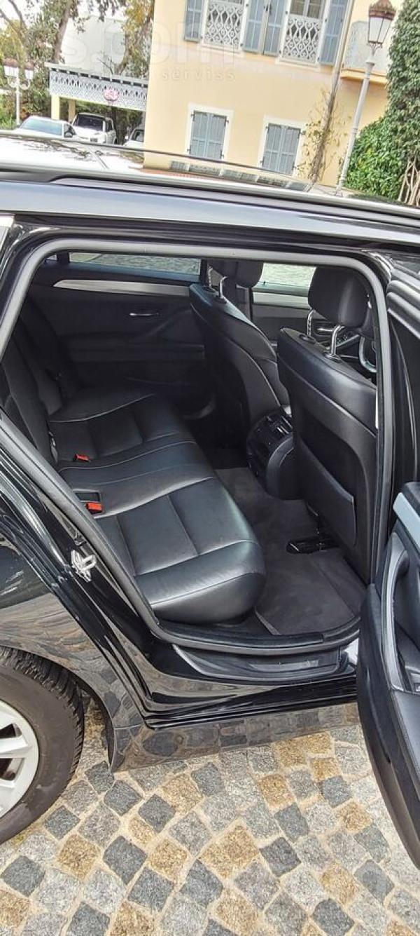 Blue BMW 520 2012 in Ogre, with an engine capacity of 2.00 L and mileage of 224 thousand km for 9800 €, photo 10 on AUTOMOTO.COM.LV