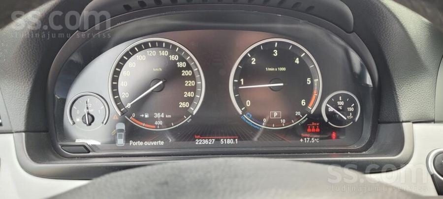 Zils BMW 520 2012 Ogre, ar dzinēja tilpumu 2.00 L un nobraukumu 224 tūkst. km par 9800 €, foto 3 vietnē AUTOMOTO.COM.LV