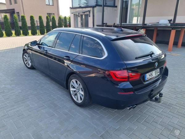 Blue BMW 520 2012 in Sakiai, with an engine capacity of 2.00 L and mileage of 293 thousand km for 7500 €, photo 3 on AUTOMOTO.COM.LV