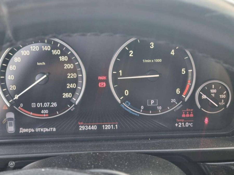 Zils BMW 520 2012 Šakiai, ar dzinēja tilpumu 2.00 L un nobraukumu 293 tūkst. km par 7500 €, foto 9 vietnē AUTOMOTO.COM.LV