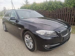 Blue BMW 520 2013 in Vilnius, with an engine capacity of 2.00 L and mileage of 353 thousand km for 7900 €, photo  on AUTOMOTO.COM.LV