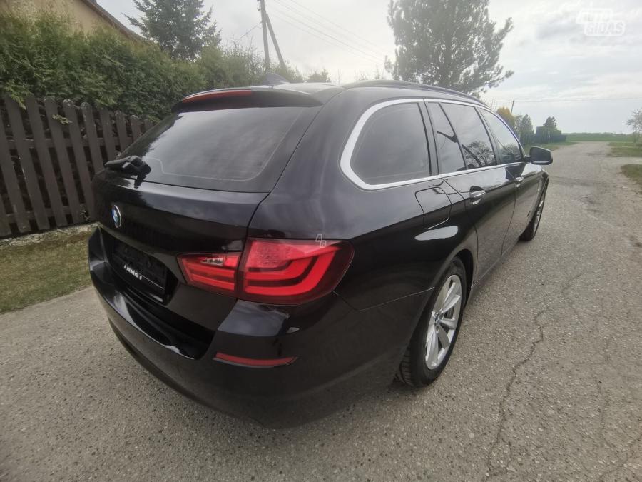 Blue BMW 520 2013 in Vilnius, with an engine capacity of 2.00 L and mileage of 353 thousand km for 7900 €, photo 4 on AUTOMOTO.COM.LV