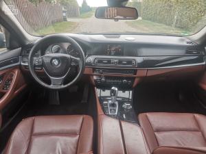 Blue BMW 520 2013 in Vilnius, with an engine capacity of 2.00 L and mileage of 353 thousand km for 7900 €, photo 10 on AUTOMOTO.COM.LV