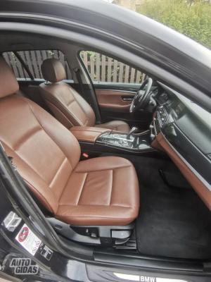 Blue BMW 520 2013 in Vilnius, with an engine capacity of 2.00 L and mileage of 353 thousand km for 7900 €, photo 14 on AUTOMOTO.COM.LV