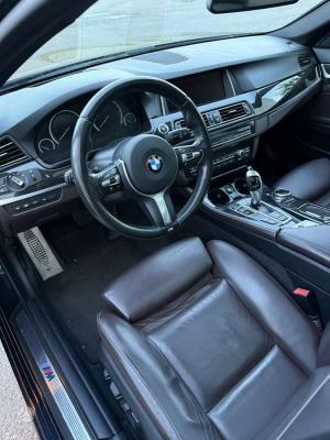 Blue BMW 520 2013 in Kaunas, with an engine capacity of 2.00 L and mileage of 272 thousand km for 9850 €, photo 10 on AUTOMOTO.COM.LV