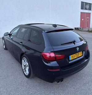 Blue BMW 520 2013 in Kaunas, with an engine capacity of 2.00 L and mileage of 272 thousand km for 9850 €, photo 16 on AUTOMOTO.COM.LV