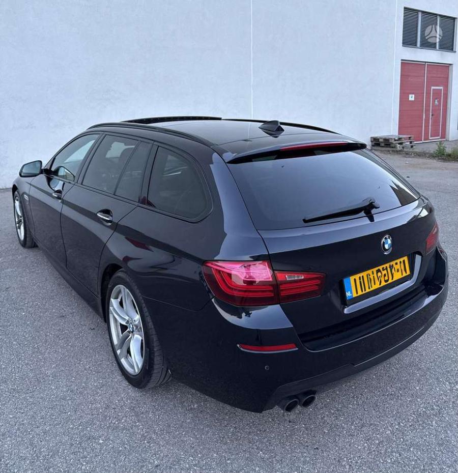 Blue BMW 520 2013 in Kaunas, with an engine capacity of 2.00 L and mileage of 272 thousand km for 9850 €, photo 16 on AUTOMOTO.COM.LV
