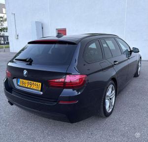 Blue BMW 520 2013 in Kaunas, with an engine capacity of 2.00 L and mileage of 272 thousand km for 9850 €, photo 18 on AUTOMOTO.COM.LV