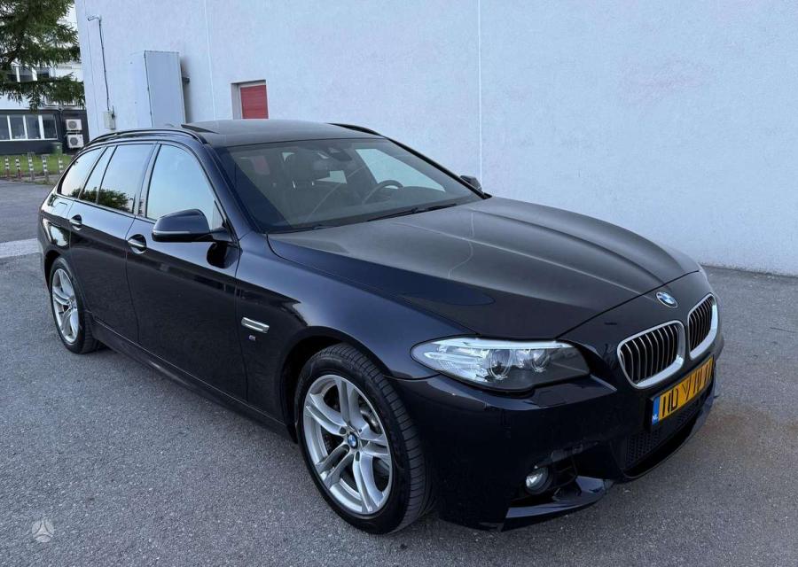 Blue BMW 520 2013 in Kaunas, with an engine capacity of 2.00 L and mileage of 272 thousand km for 9850 €, photo 23 on AUTOMOTO.COM.LV
