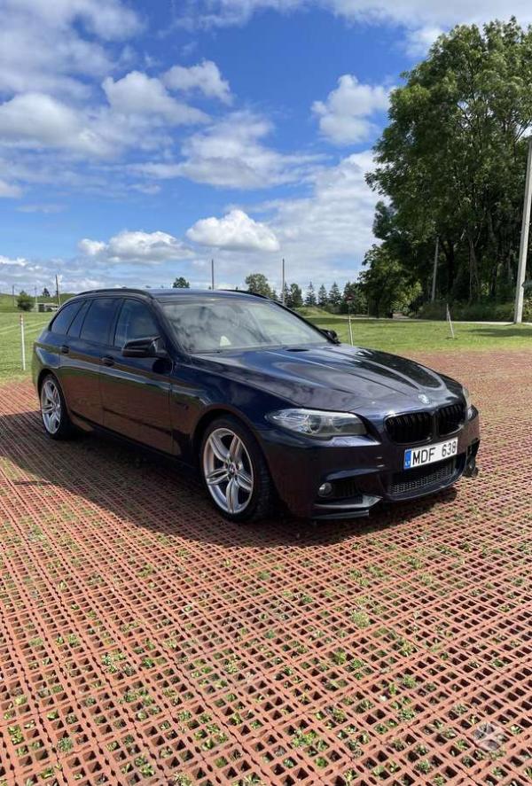 Blue BMW 520 2013 in Kaunas, with an engine capacity of 2.00 L and mileage of 310 thousand km for 8700 €, photo 7 on AUTOMOTO.COM.LV