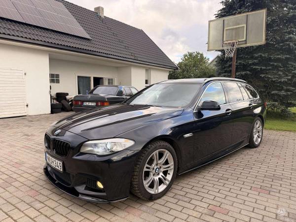 Blue BMW 520 2013 in Plunge, with an engine capacity of 2.00 L and mileage of 360 thousand km for 8400 €, photo 1 on AUTOMOTO.COM.LV