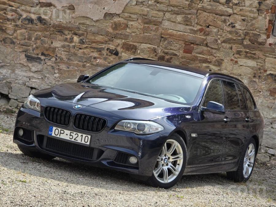 Blue BMW 520 2013 in Cesis, with an engine capacity of 2.00 L and mileage of 251 thousand km for 9500 €, photo 1 on AUTOMOTO.COM.LV
