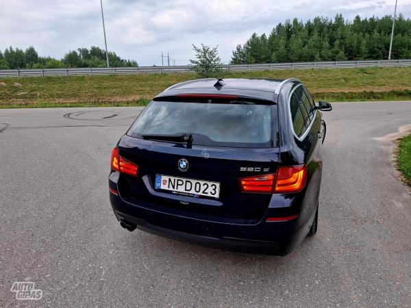 Blue BMW 520 2013 in Vilnius, with an engine capacity of 2.00 L and mileage of 317 thousand km for 8350 €, photo 4 on AUTOMOTO.COM.LV
