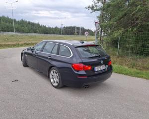 Blue BMW 520 2013 in Vilnius, with an engine capacity of 2.00 L and mileage of 317 thousand km for 8350 €, photo 6 on AUTOMOTO.COM.LV