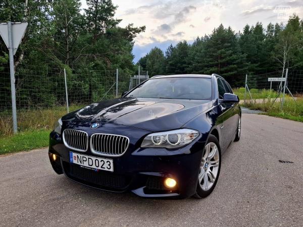 Blue BMW 520 2013 in Vilnius, with an engine capacity of 2.00 L and mileage of 317 thousand km for 8350 €, photo 7 on AUTOMOTO.COM.LV