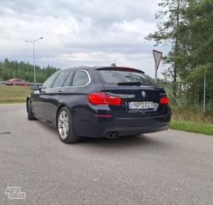 Blue BMW 520 2013 in Vilnius, with an engine capacity of 2.00 L and mileage of 317 thousand km for 8350 €, photo 9 on AUTOMOTO.COM.LV