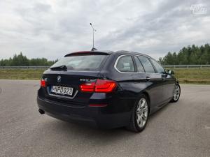 Blue BMW 520 2013 in Vilnius, with an engine capacity of 2.00 L and mileage of 317 thousand km for 8350 €, photo 10 on AUTOMOTO.COM.LV