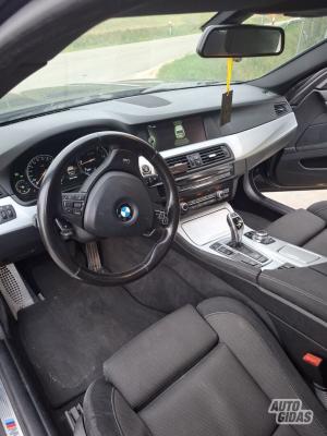 Blue BMW 520 2013 in Vilnius, with an engine capacity of 2.00 L and mileage of 317 thousand km for 8350 €, photo 16 on AUTOMOTO.COM.LV