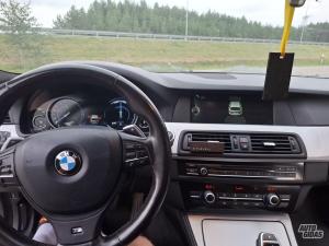 Blue BMW 520 2013 in Vilnius, with an engine capacity of 2.00 L and mileage of 317 thousand km for 8350 €, photo 19 on AUTOMOTO.COM.LV