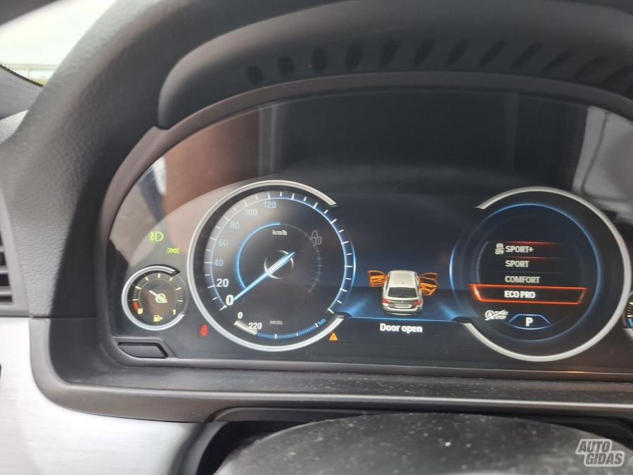 Blue BMW 520 2013 in Vilnius, with an engine capacity of 2.00 L and mileage of 317 thousand km for 8350 €, photo 22 on AUTOMOTO.COM.LV